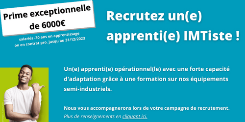 Recrutez un(e) apprenti(e) IMTiste ! - Groupe IMT Recrutez un(e) apprenti(e) IMTiste ! - Groupe IMT