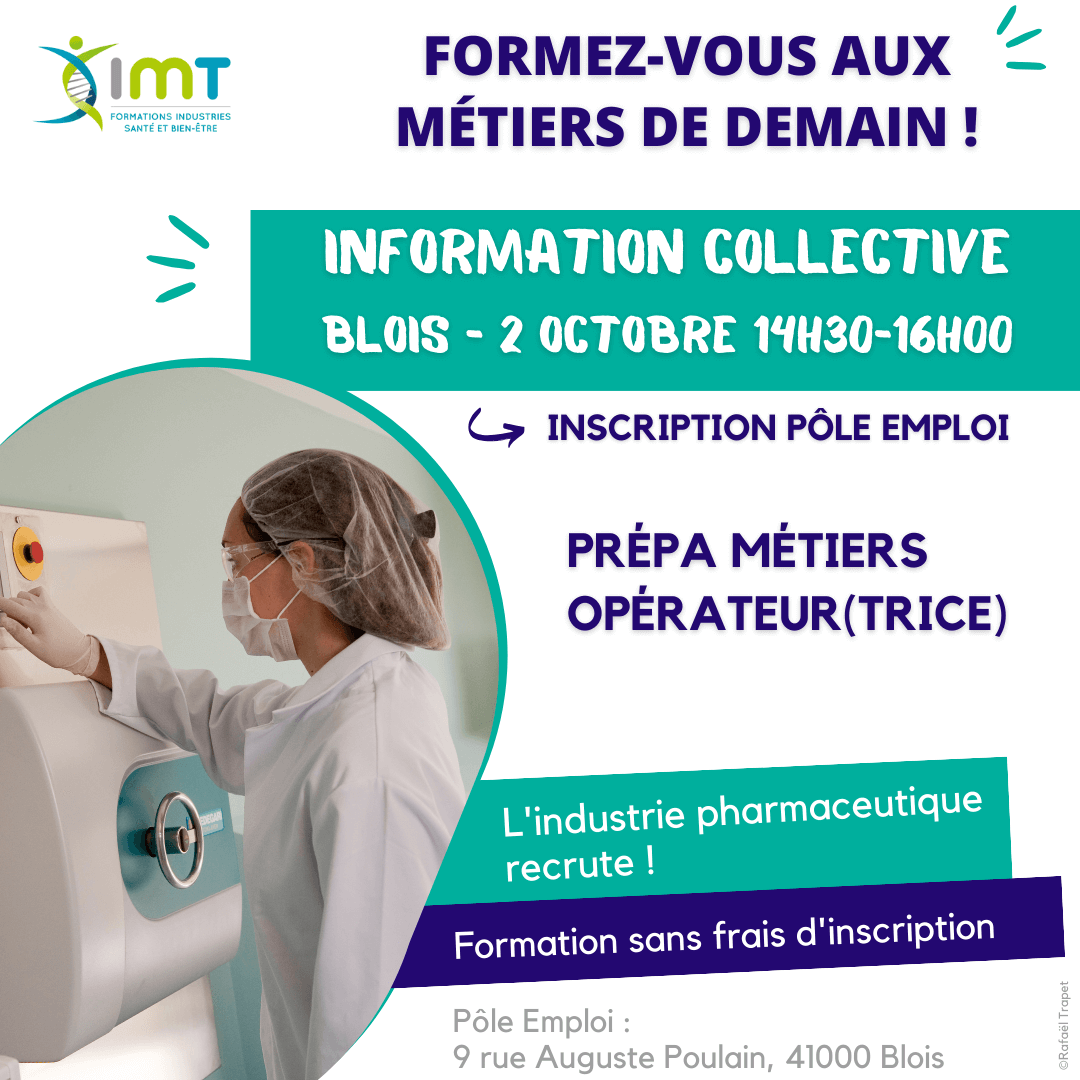 Prépa métiers opérateur(trice) - Pôle emploi - Groupe IMT