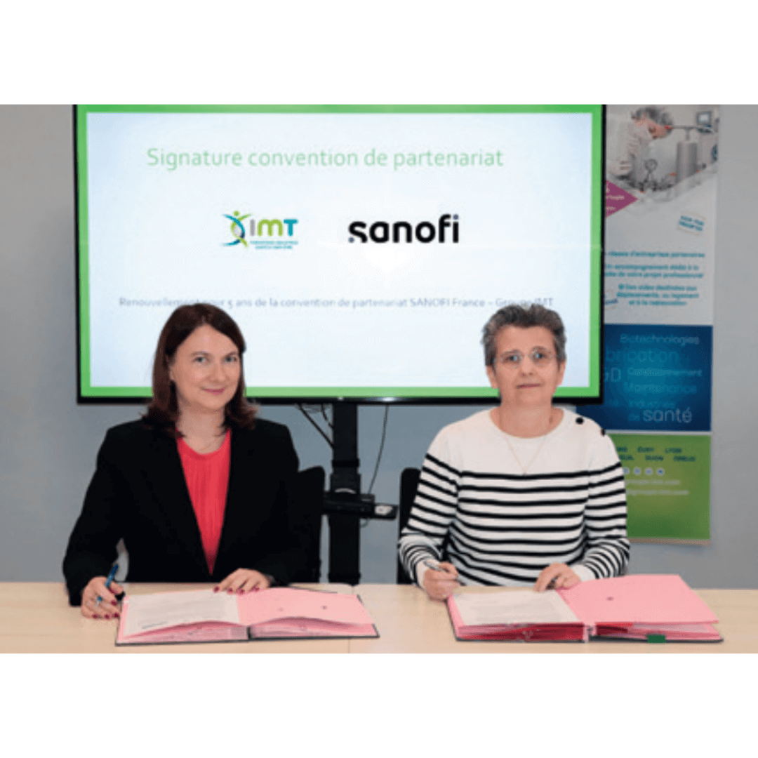 Sanofi France et le Groupe IMT reconduisent leur partenariat - Groupe IMT