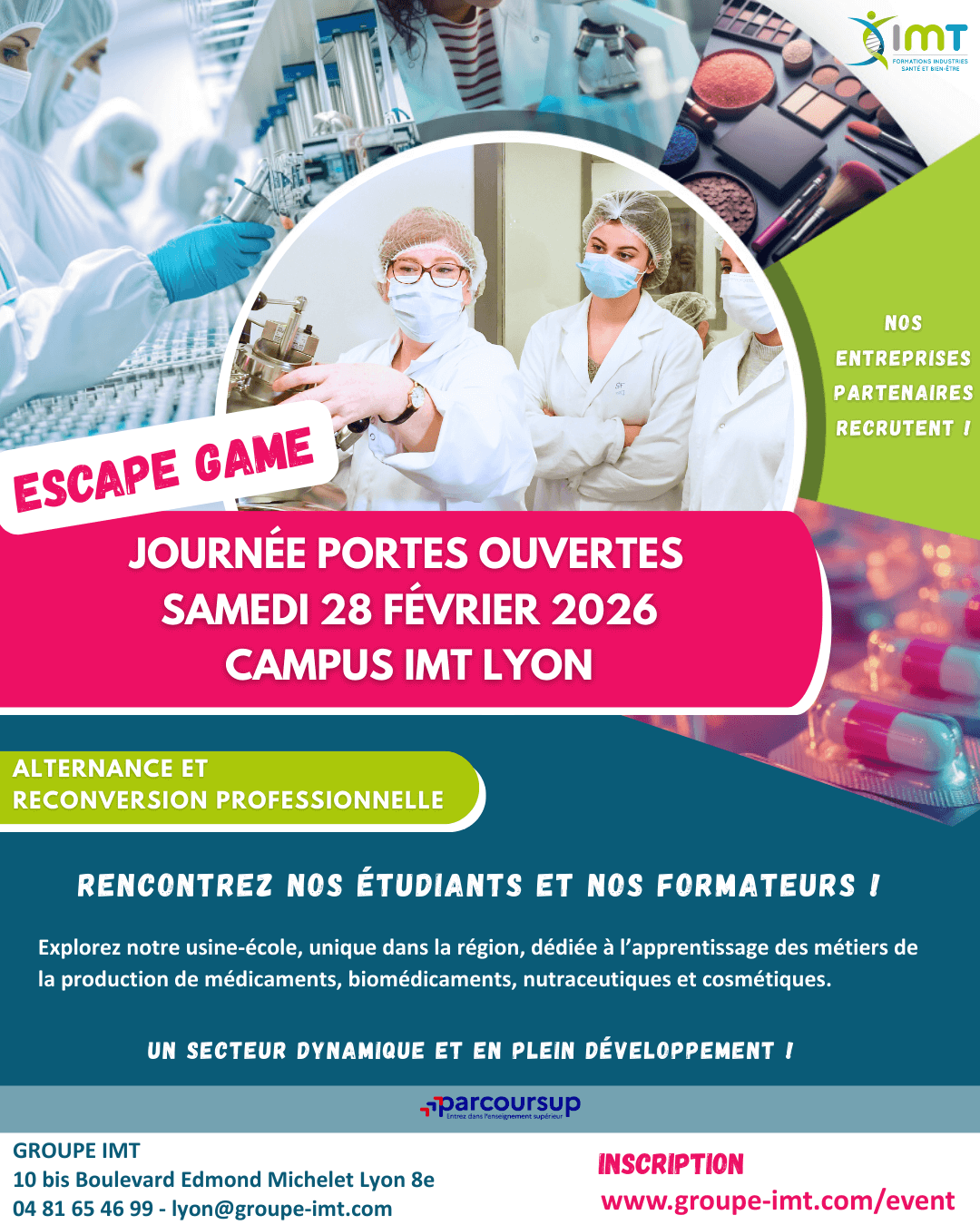 Portes ouvertes Campus IMT Lyon - Groupe IMT